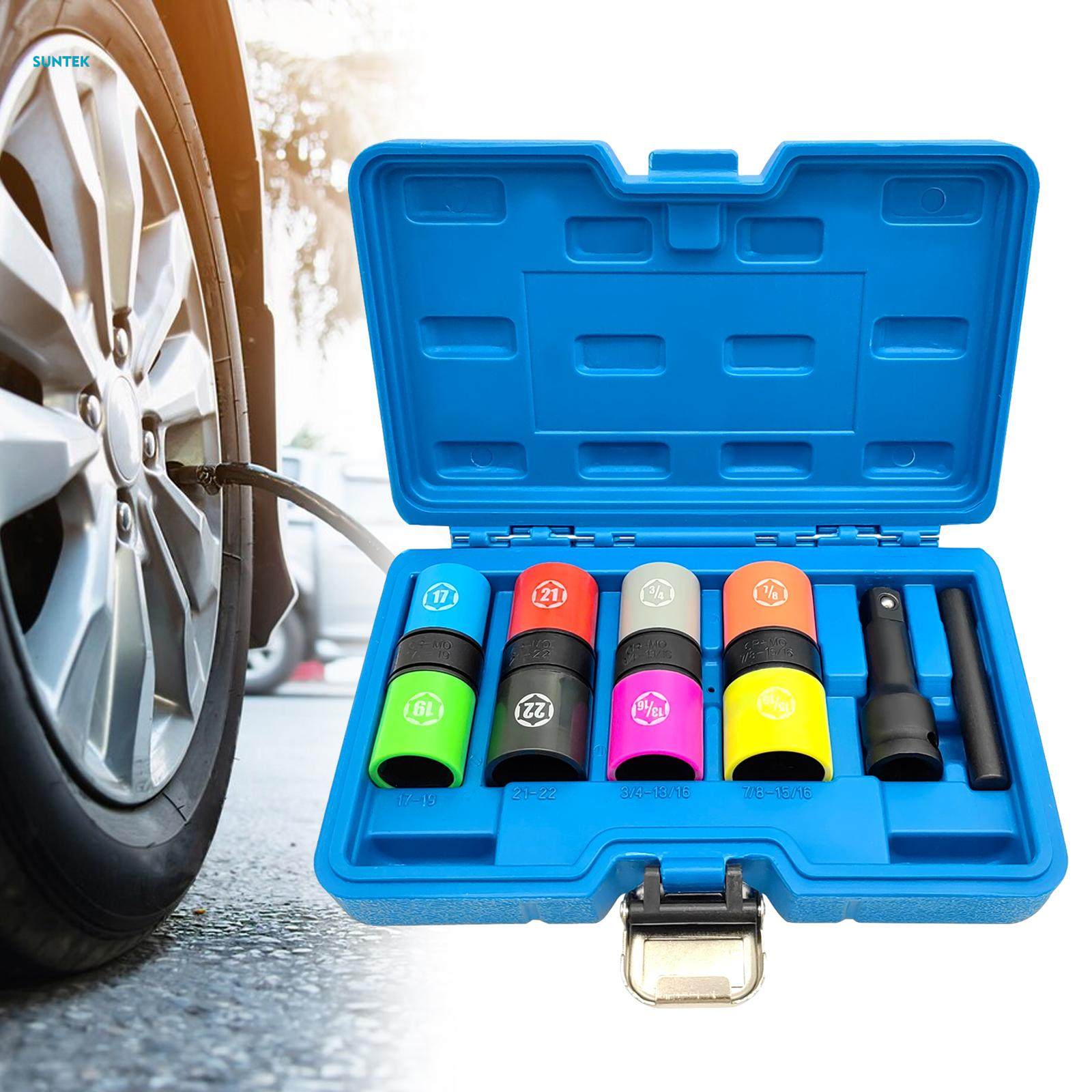 Lug Nut Socket Set, Thin Wall Lug Nut Socket Set, 1/2-inch Drive Wheel ...