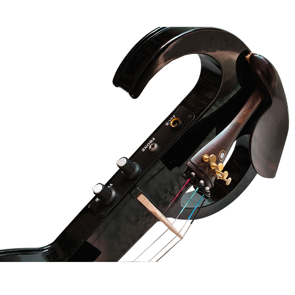 Electric Violin - Solid Wood Violin Bow Stringed Instruments Acoustic ...