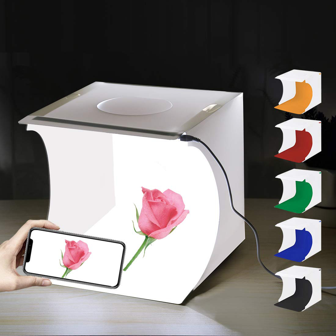 Macro Photography Light Box Folding Photo Box NJ 0065 With LED