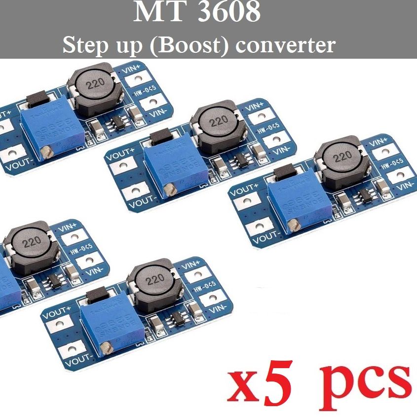 Step up converter Boost converter 2A Adjustable Voltage MT3608 MT 3608 ...