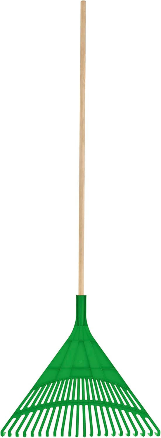 Ekel Broom Plastic, Garden Broom Plastic, Adult Rake with Hardwood ...