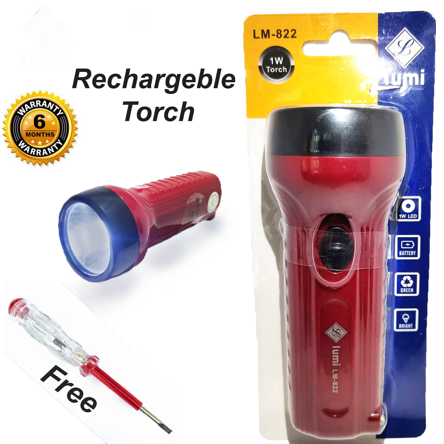 Rechargeable Light Lumi Rechargeable Torch Rechargeable LED Torch ...