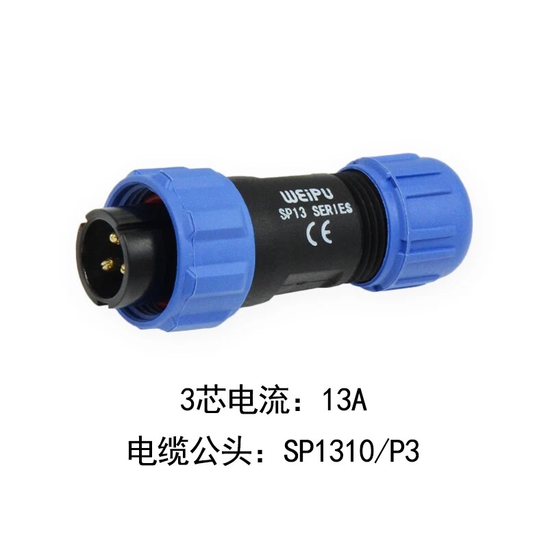 WEIPU SP13 SP1310+SP1311 Multi Core 2 3 4 5 7 9 Pin IP68 Cable Wire ...