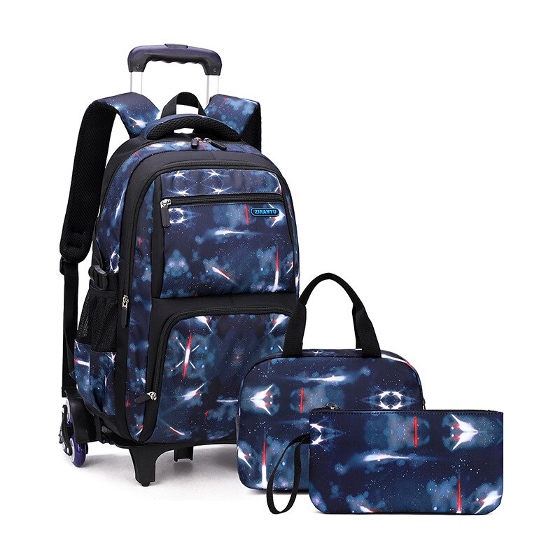 School Bag With Wheels School Rolling Backpack Wheeled Bag Students ...
