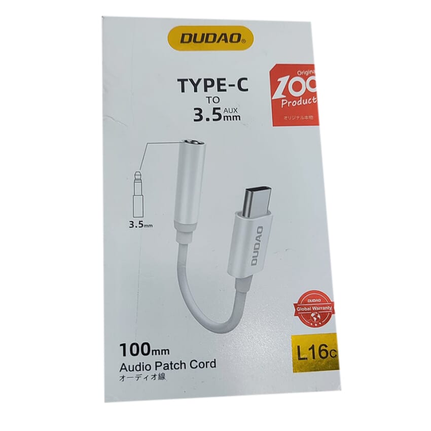 Type C to 3.5mm Audio Patch Cord L16c | Daraz.lk