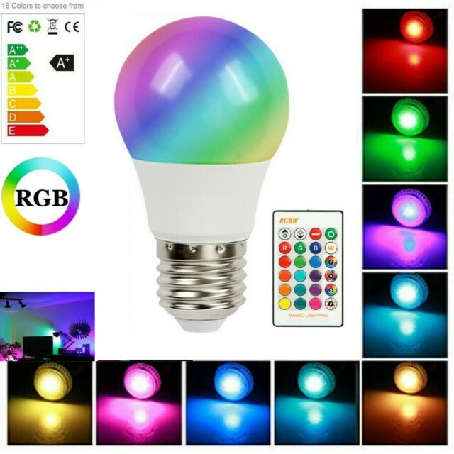 LED Bulb E27 RGB Lamp Led Bombillas 10W Magic Change Color Smart Light ...