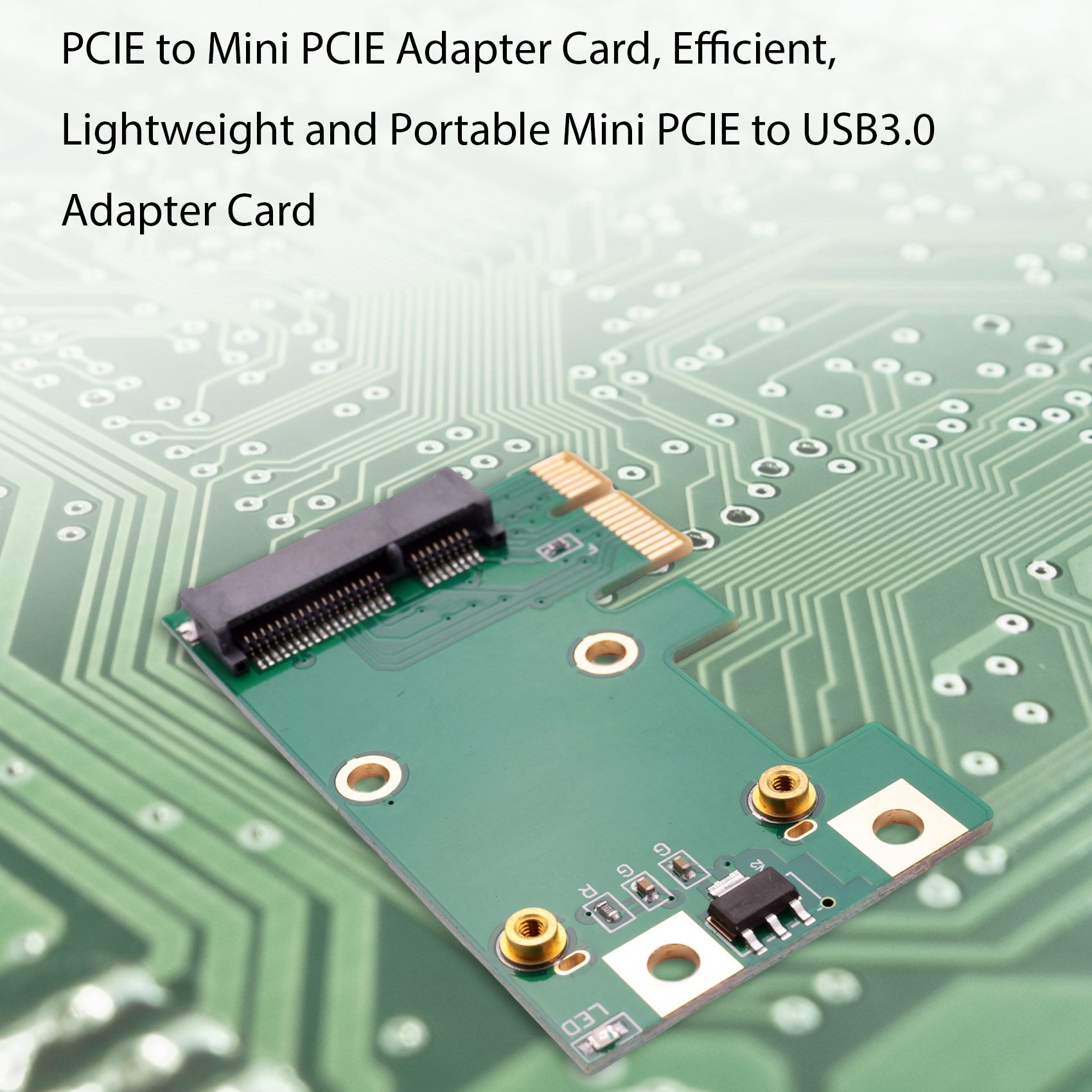 PCIE to Mini PCIE Adapter Card, Efficient, Lightweight and Portable ...