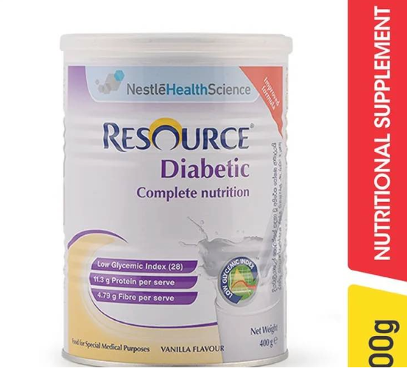 NESTLÉ HEALTH SCIENCE RESOURCE DIABETIC – COMPLETE NUTRITION – VANILLA ...