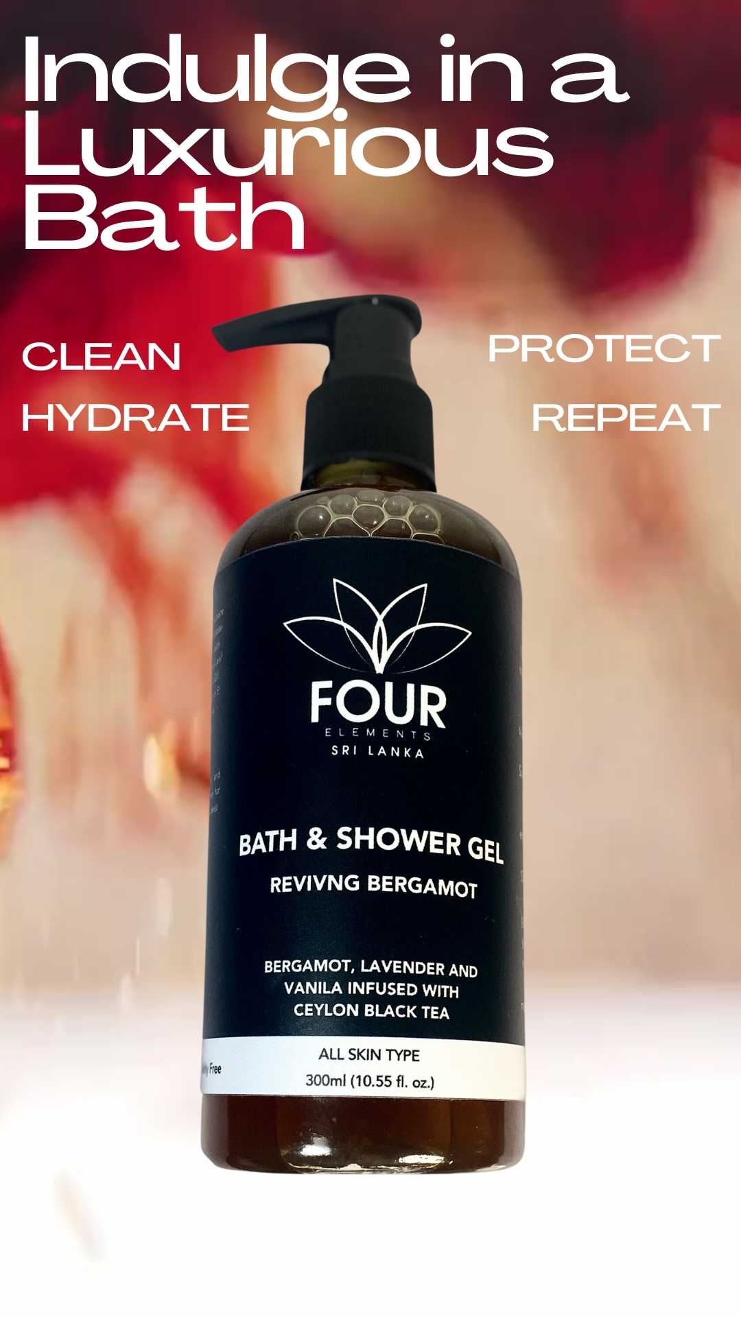 Four Elements Bath & Shower Gel - 300 Ml | Daraz.lk