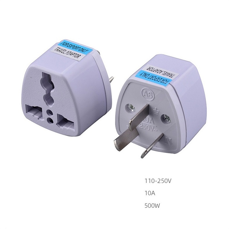 3 Pin-2 Pin Adapter Plug Universal Travel Power Converter US EU UK AU ...