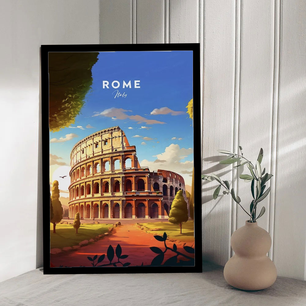 A4 Sized Poster Cities Towns Landscapes Wall Posters PVC Framed Wall ...