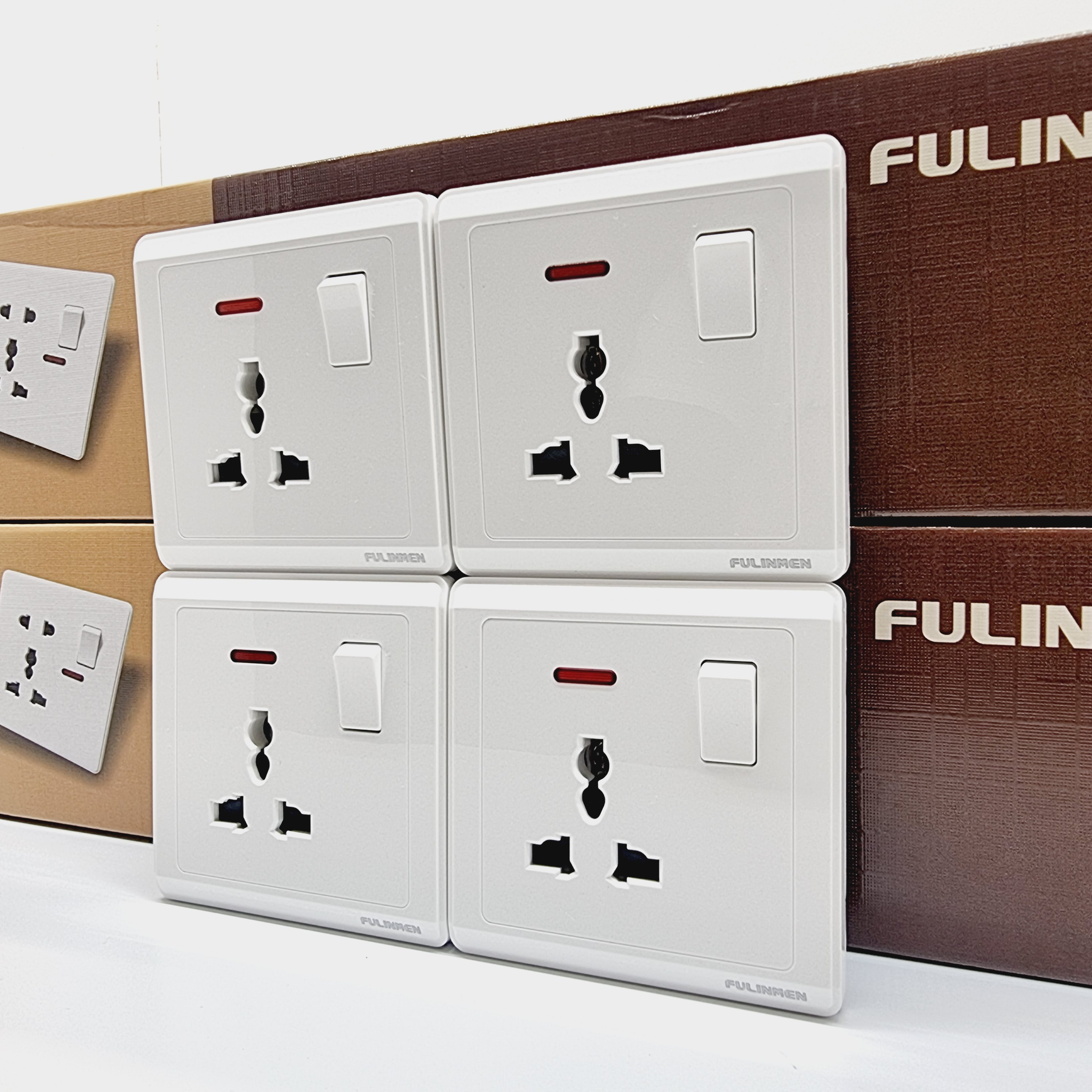 4 PCS - Universal Wall Switch Socket - Multi Plug - Socket Outlet -Plug ...