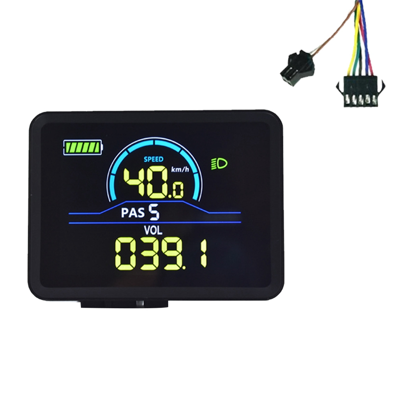 P5C Electric Bike LCD Display Meter 24V-60V Ebike Intelligent Display ...