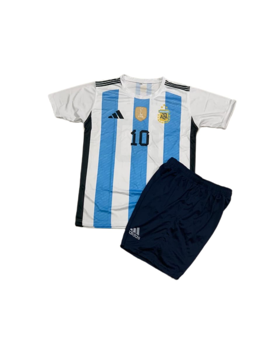 Argentina Home Kit MESSI 2025 Kids Boys size (4 to 12 years) | Daraz.lk