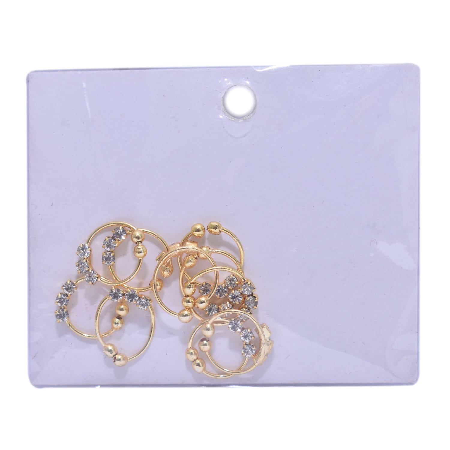 Nose pin Gold - 3 pec | Daraz.lk