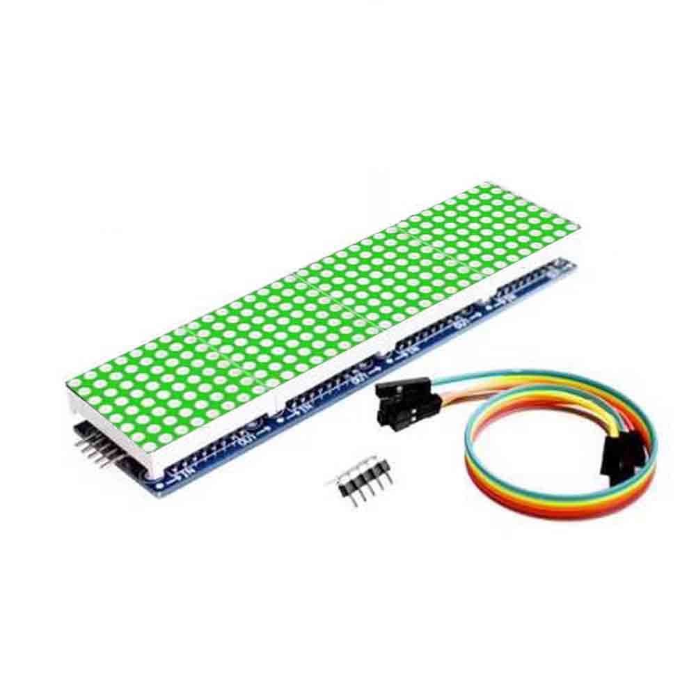 Max7219 Dot Matrix 4 in 1 Micro Controller Module with 5P Cable | Daraz.lk