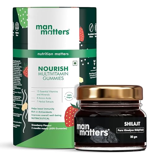 Man Matters Immunity Booster Kit for Men | With Multivitamin Gummies ...