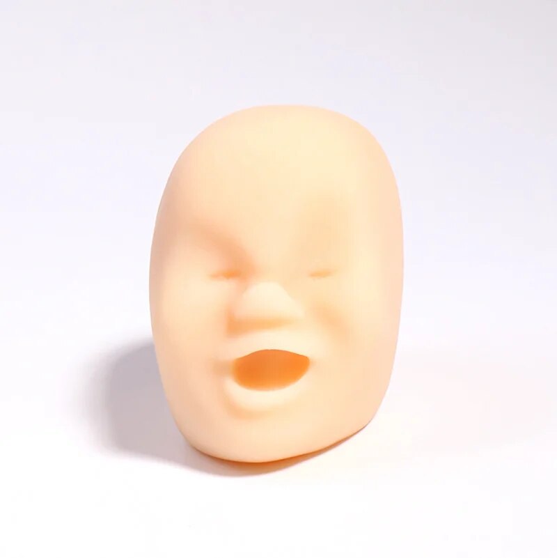 tois Funny Face Mochi Squishy Toys Soft 3D Head Doll Squeeze Party ...