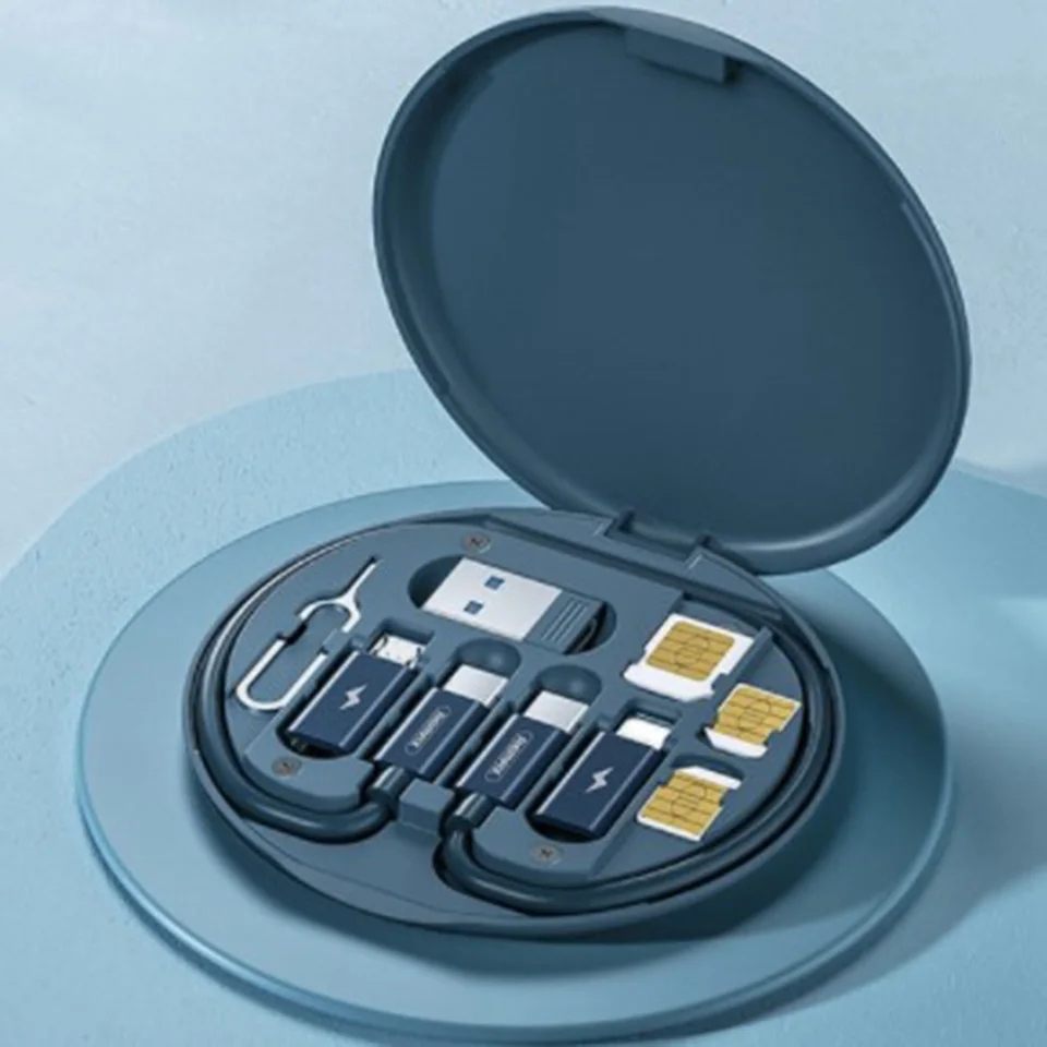 Mini Digital Gadgets Storage Box,Multifunction Data Cable Storage Set ...