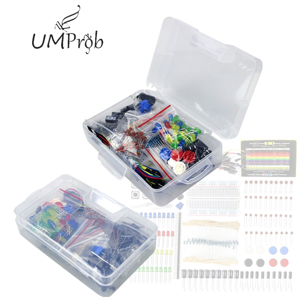 【VA VA VOOM】Starter Kit Resistor /LED / Capacitor / Wires Resistor Kit ...