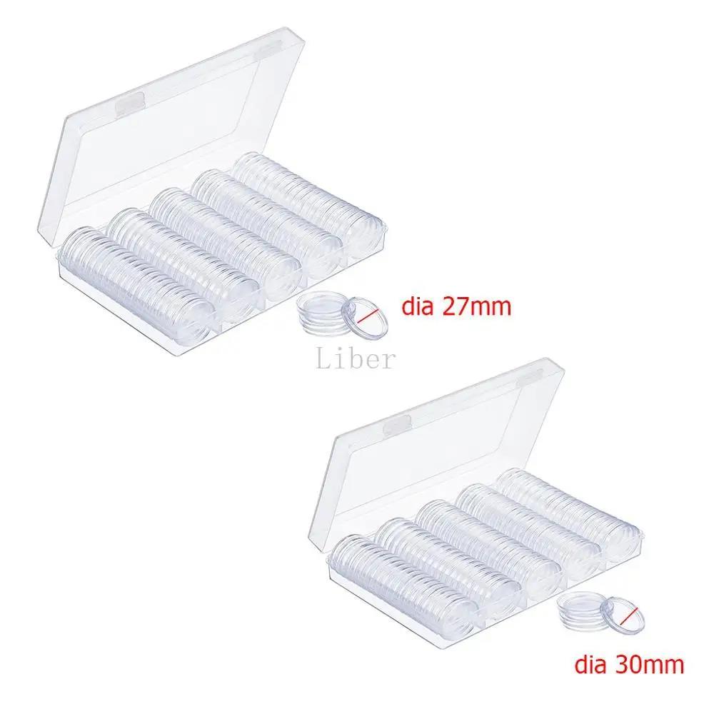 Box Storage Clear/Capsule Transparency 100 Coin Box 2730mm ...