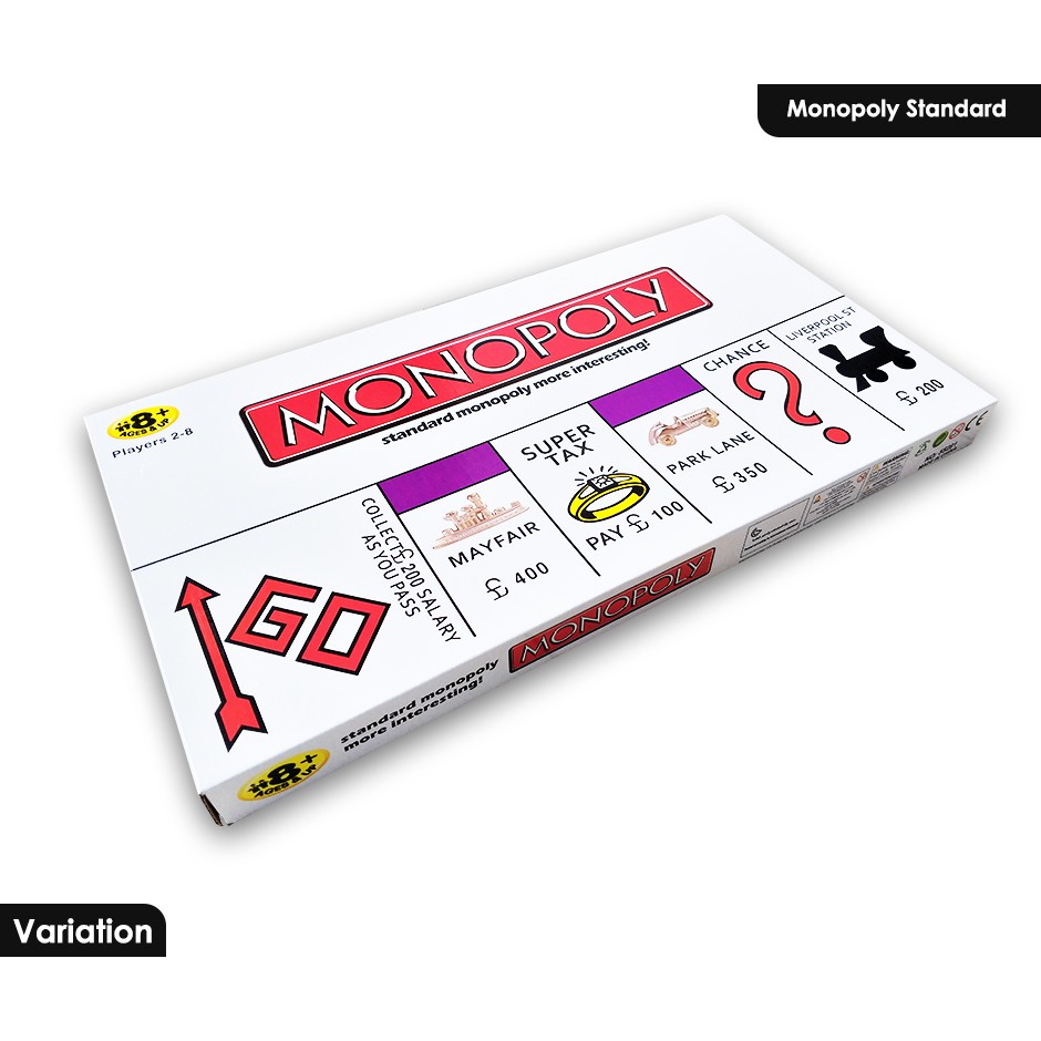 Monopoly Complete Board Game - Classic & Standard Edition with Money ...