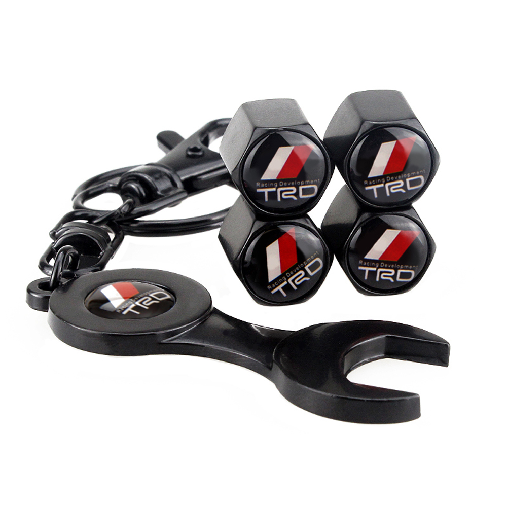 4 Pieces Automotive High Quality Zinc Alloy Tire Valve Caps With one ...