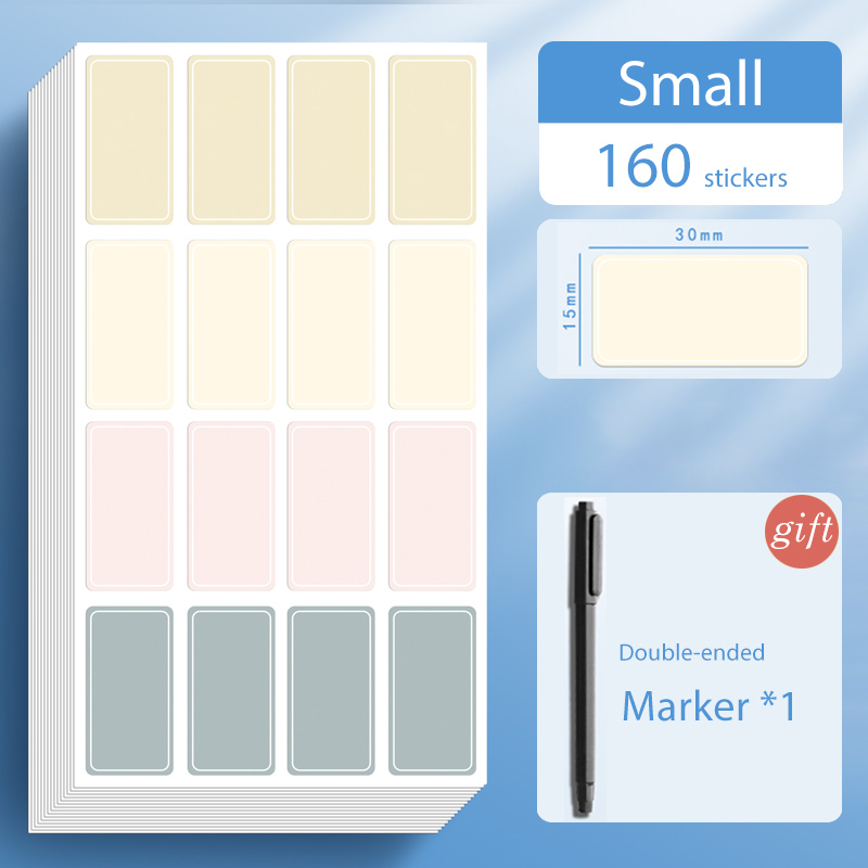 【NEW】 Waterproof Colorful Self Adhesive Assorted Stickers Removable ...