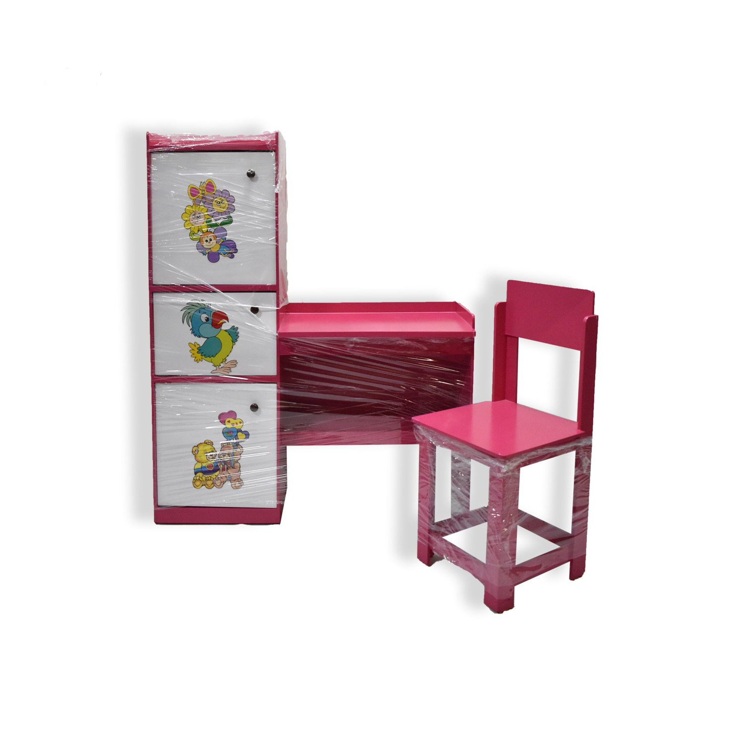 MDF Baby Writing Table&Chair With Cupboard | Daraz.lk