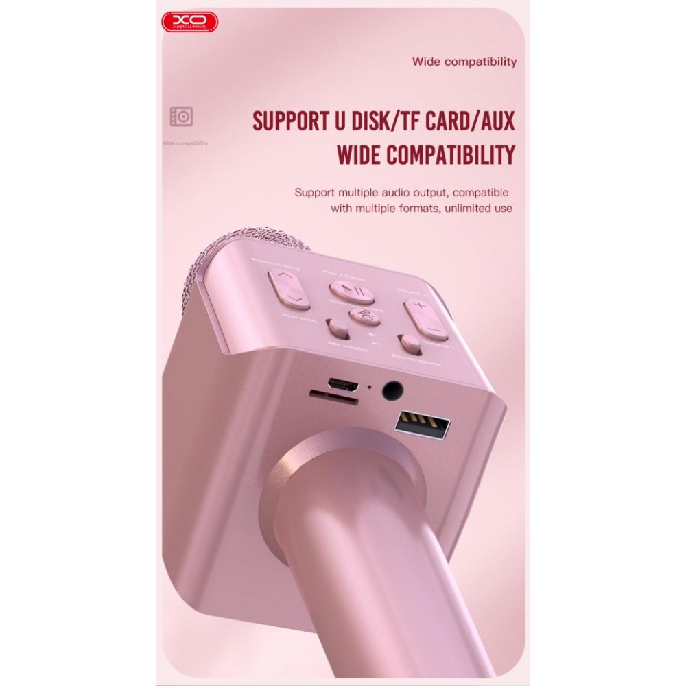 XO-BE30 Wireless Bluetooth Smart Karaoke Microphone Bluetooth V5.0 ...