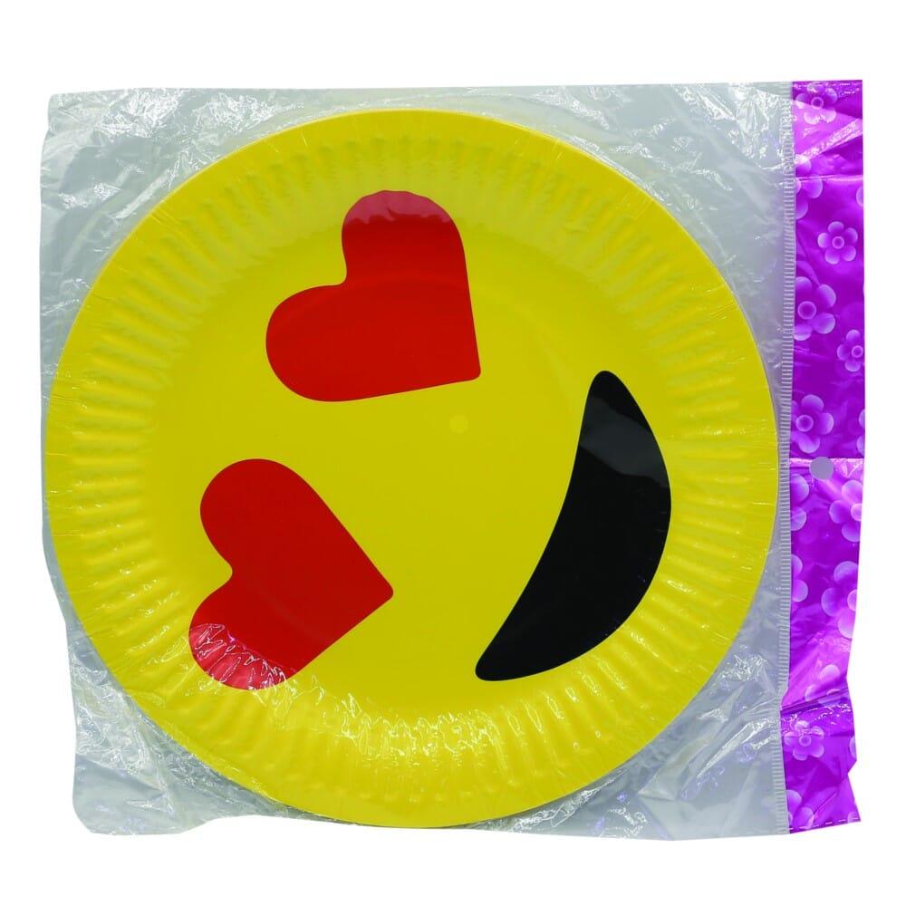 Emoji Party Paper Plate 10Pcs | Daraz.lk
