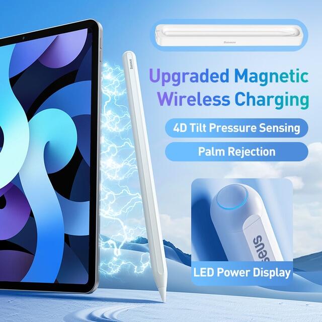 Baseus Stylus Pen For Apple Pencil 2 with Wireless Charging for iPad ...