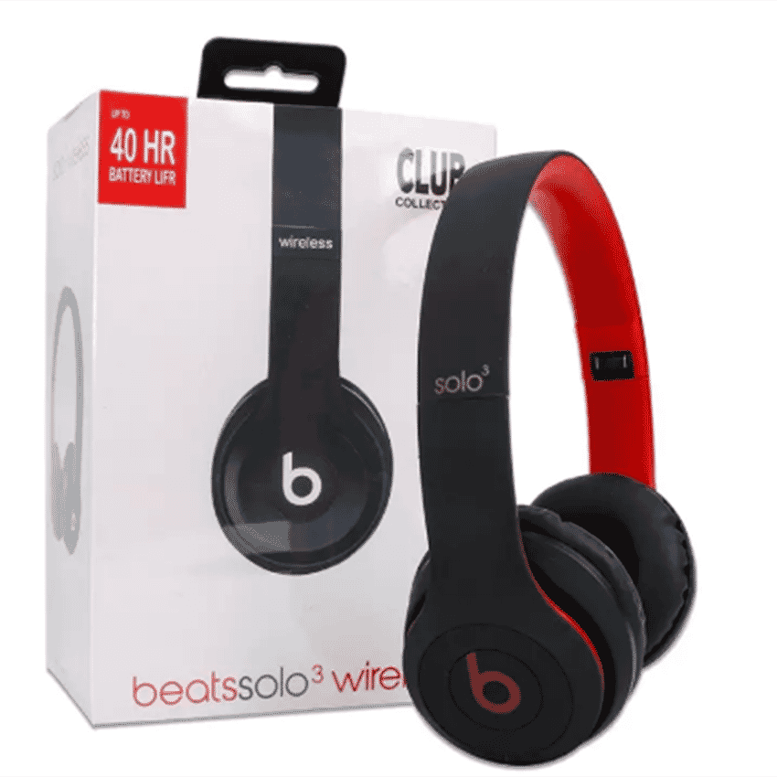 Solo 3 Wireless Club Collection Black and Red | Daraz.lk