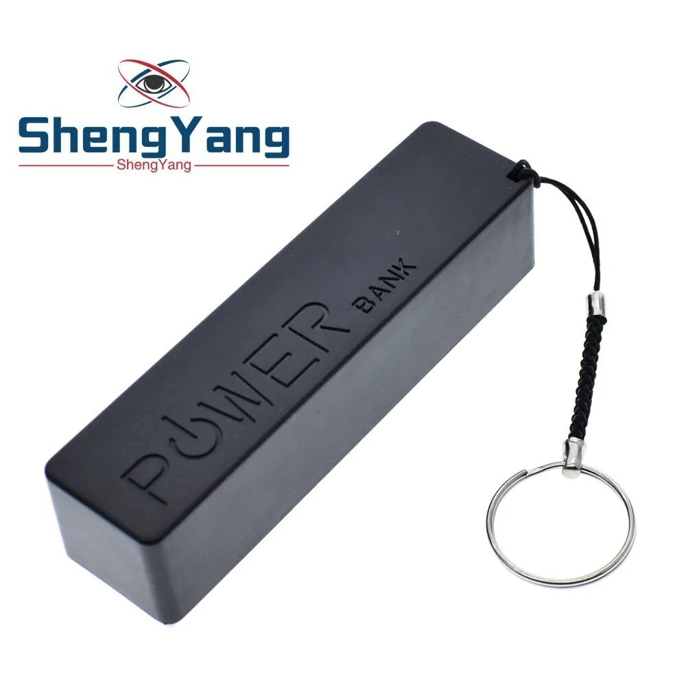 USB Power Bank Case Kit 18650 Battery Charger DIY Box Shell Kit Black ...