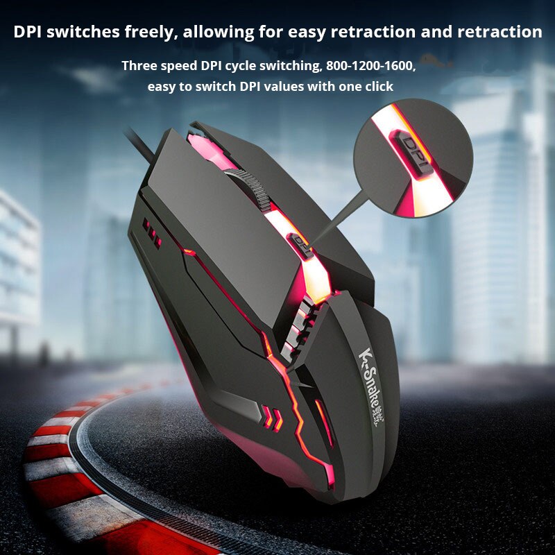Viper M11 RGB Streamer Gaming Mouse with Horse Running Luminous Design ...