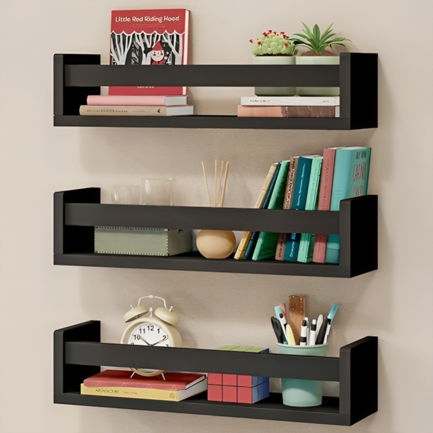 Book Shelves, Floating Bookshelves, Book Shelf Wall, Wall Bookshelf ...