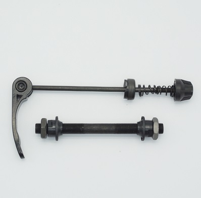 Bicycle Hub Axle Quick Release Front and Rear Alloy Complete Black ...