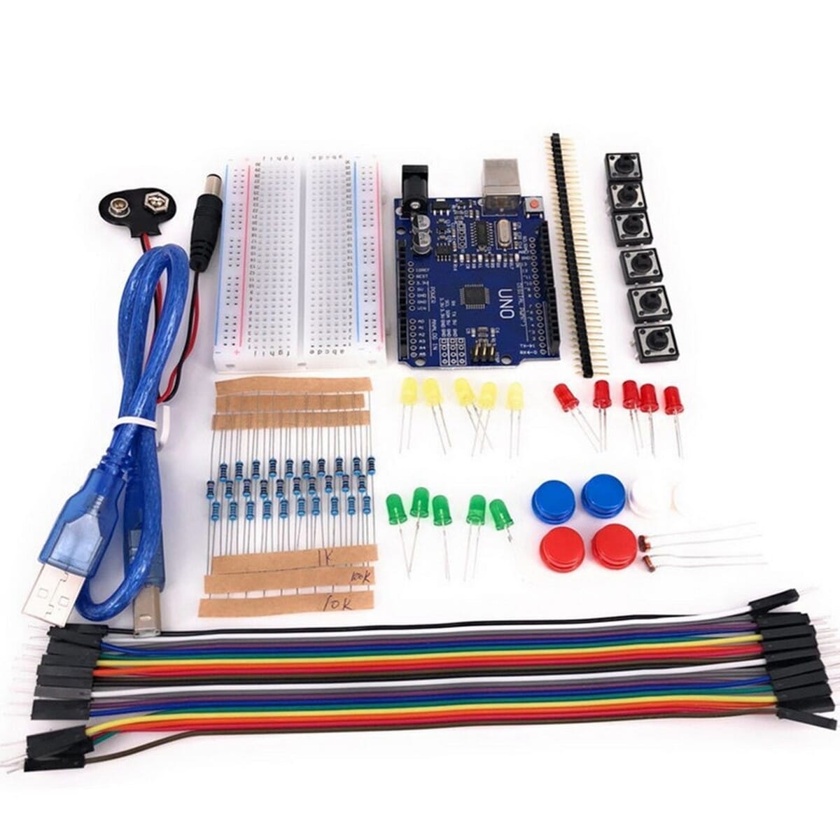 Starter Kit 13 in 1 Kit New Starter Kit Mini Breadboard LED Jumper Wire ...