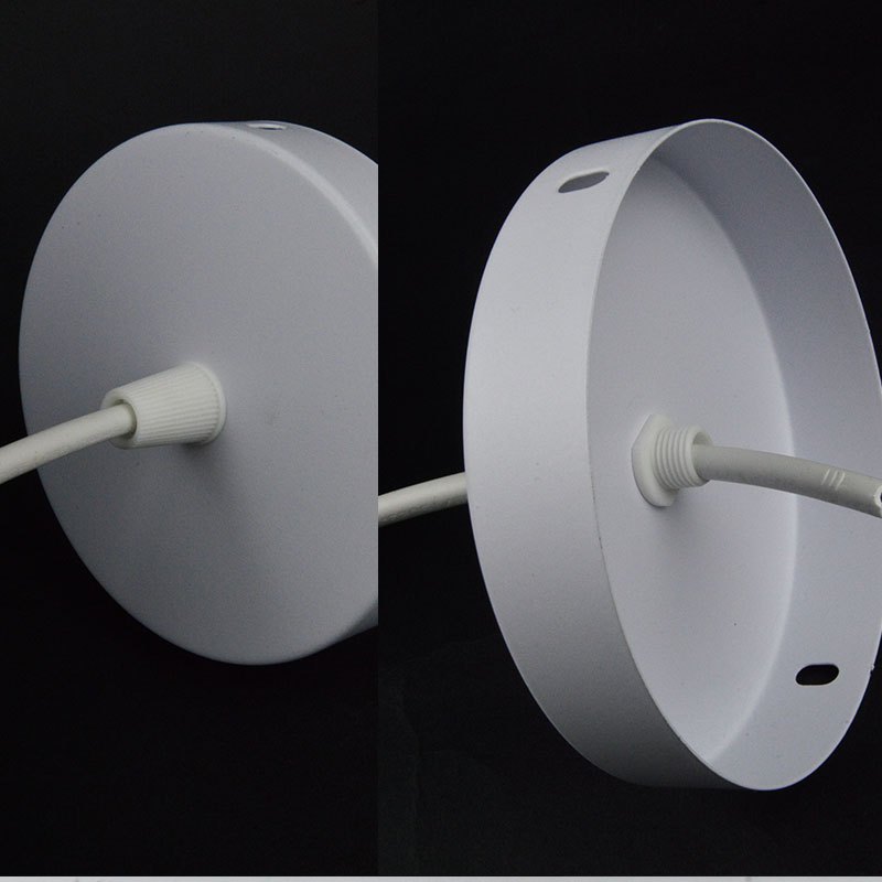 1.5M Cable Black Ceiling Lighting With Metal Lamp Shade 200mm ...
