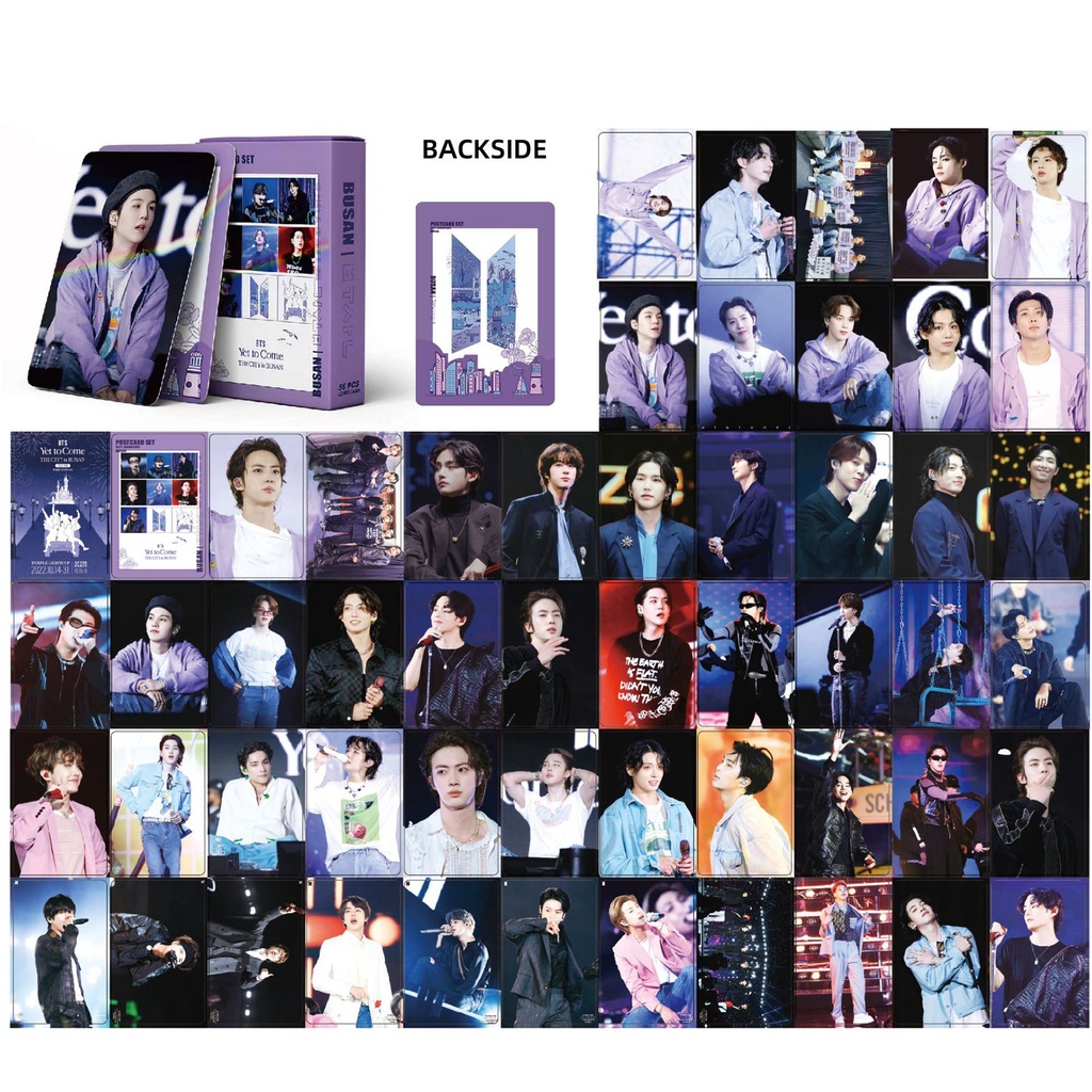 55pcs/box Kpop Idol Straykids BLACKPINK BTS Enhypen NWJNS Laser ...
