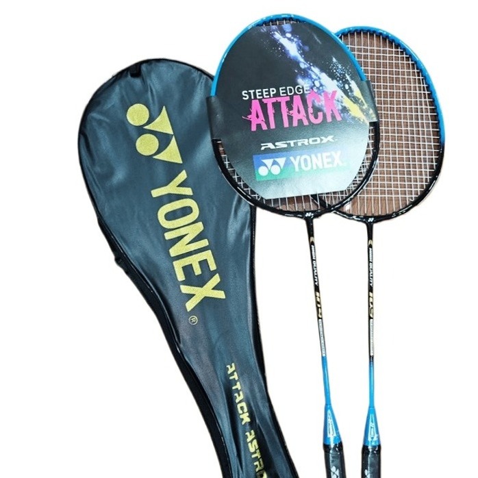 Yonex Duble Badminton Racket Joint Less Light Weight With Yonex Cover ...