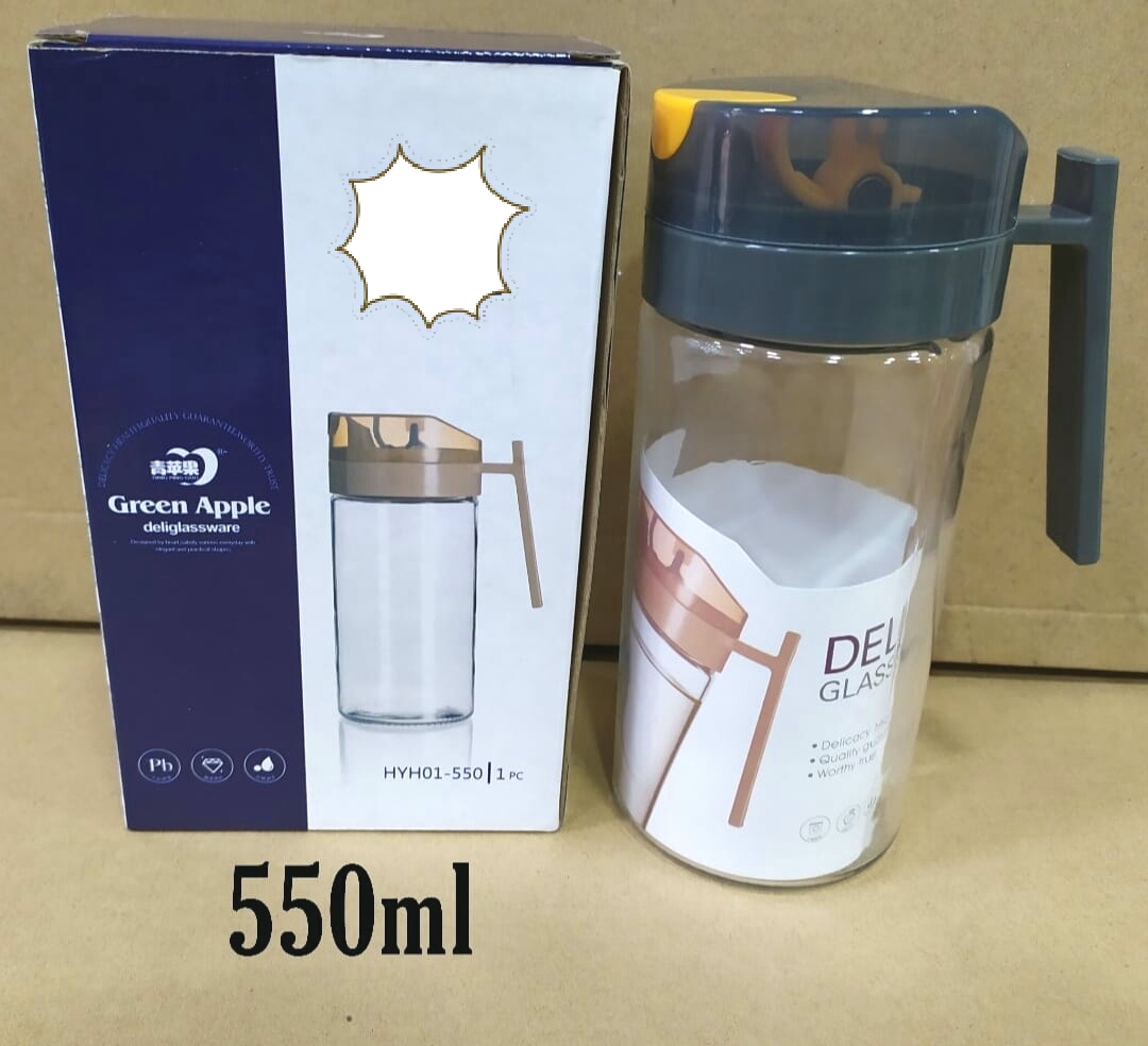Glass Bottle Storage Water Juice 550ml | Daraz.lk