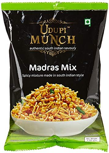 Chheda's Udupi Munch, Madras Mix, 170 gm | Authentic Indian Namkeen ...