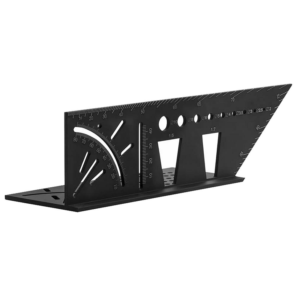 Multifunctional Angle Ruler Carpenter Line Square Measuring Ruler 45 ...