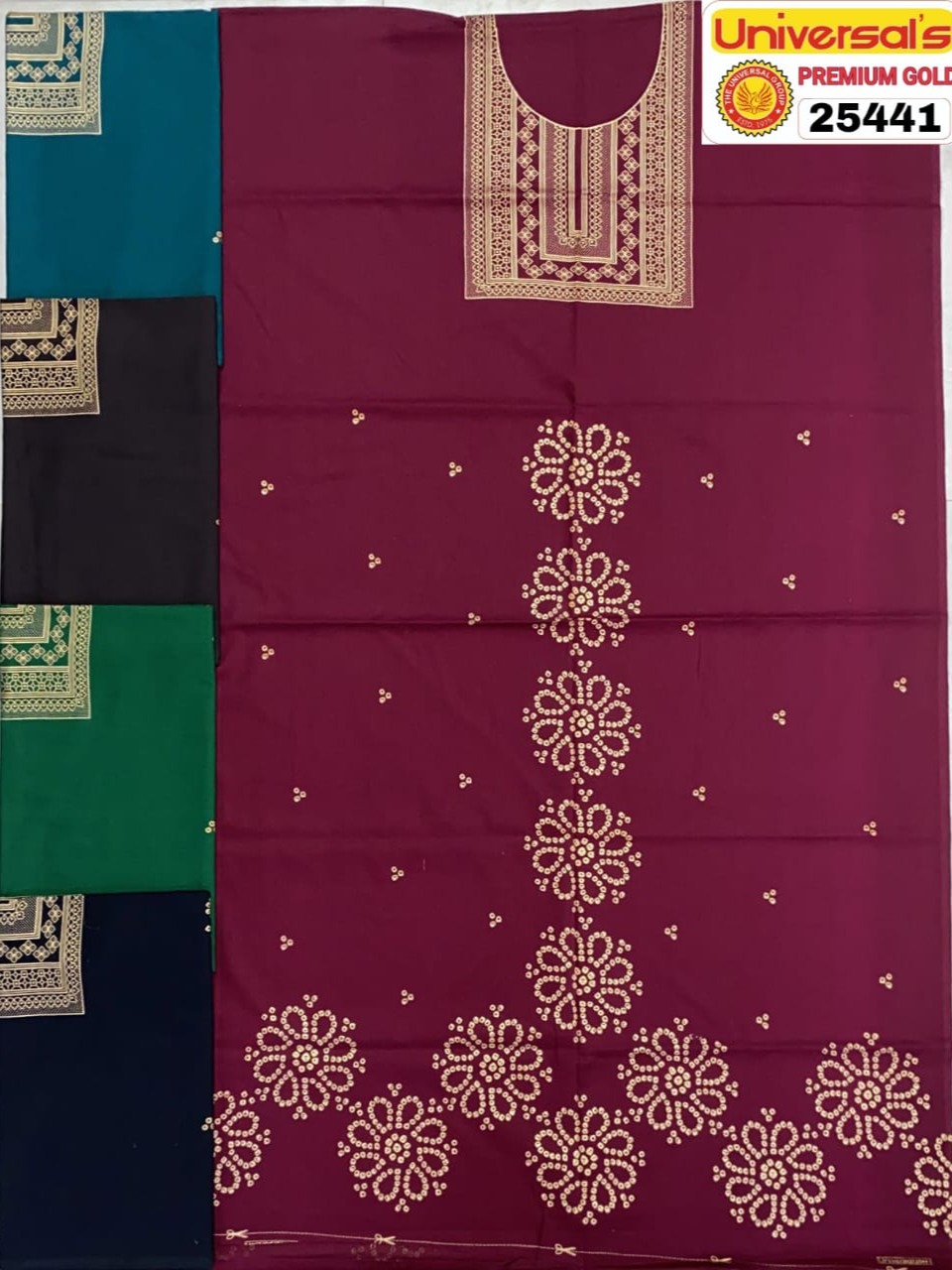 NEW High Quality Cotton design Unstitched MAXI Material - 3 Meters, New ...