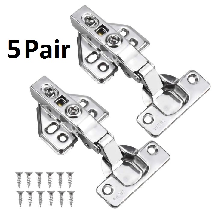 Pantry Cabinet Hinges, Soft Close Wardrobe Door Hinges, 110 Degree ...