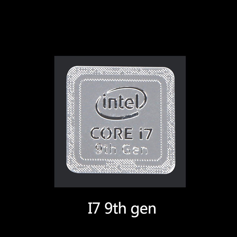 10th Generation Intel Core i9 i7 i5 i3 CPU Metal Sticker Laptop Logo ...