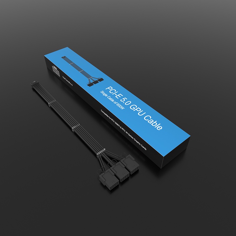 Sleeved Pc Psu Extension Cable Cpu Gpu Sata 1Pcs Atx 24Pin/Eps 4+4Pin ...