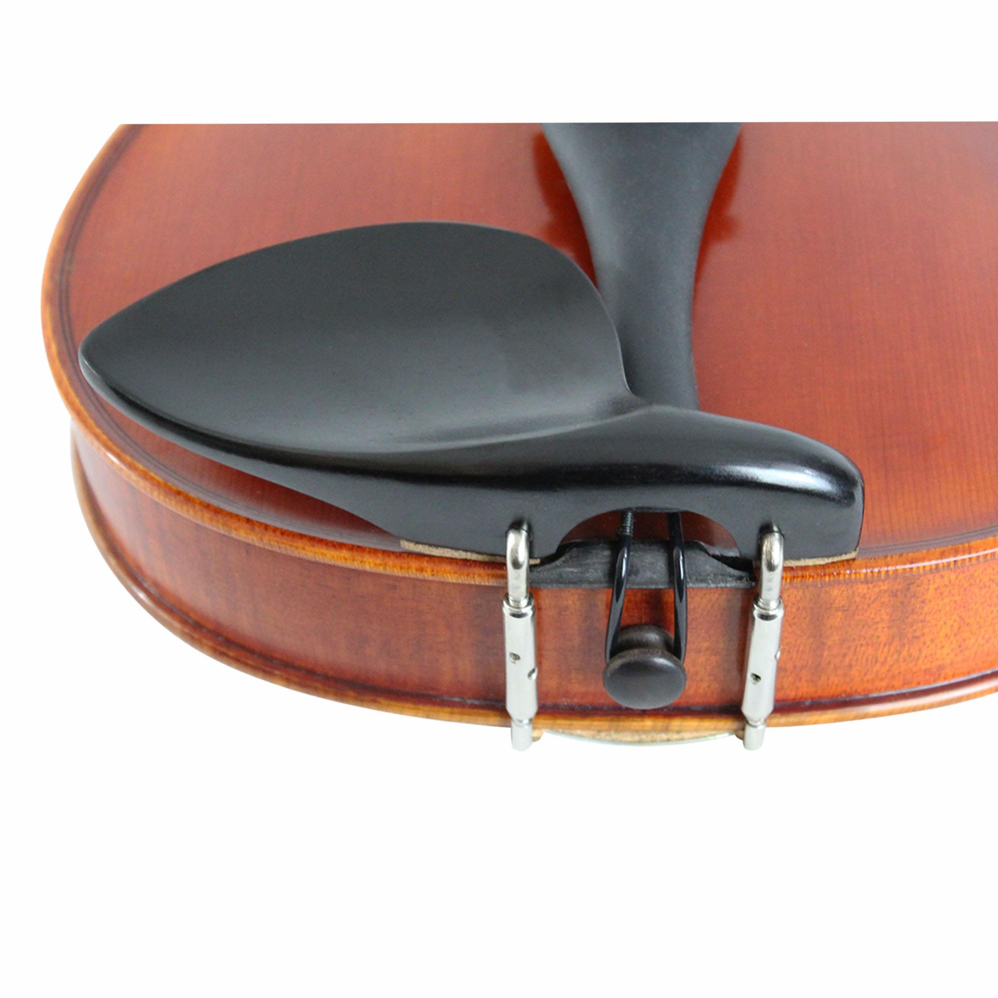 Violin Chinrest 4/4 - Ebony with Standard Bracket Chin Rest Standard ...