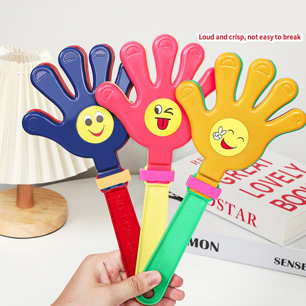 28CM Hand Clapper Cheering Clapping Noise Makers Toys Party Clappers ...